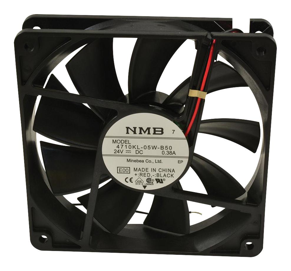4710KL-05W-B50-E00 - Nmb Technologies - DC Axial Fan, 24 V, Square