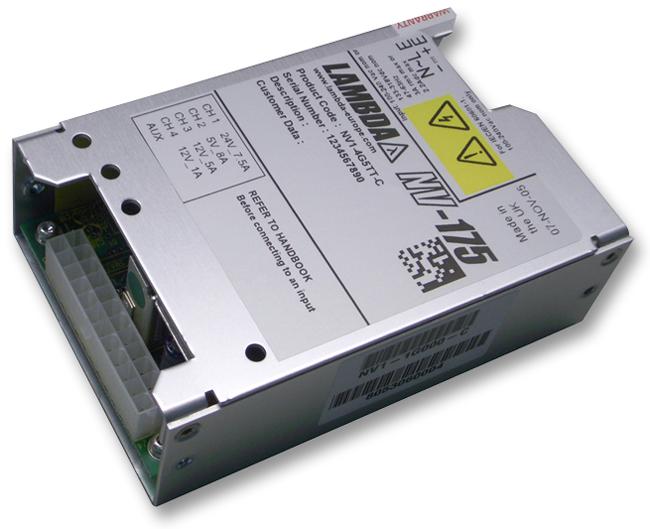 NV1-4G5TT-C - Tdk-lambda - AC/DC Enclosed Power Supply (PSU), ITE & Medical, 4 Outputs