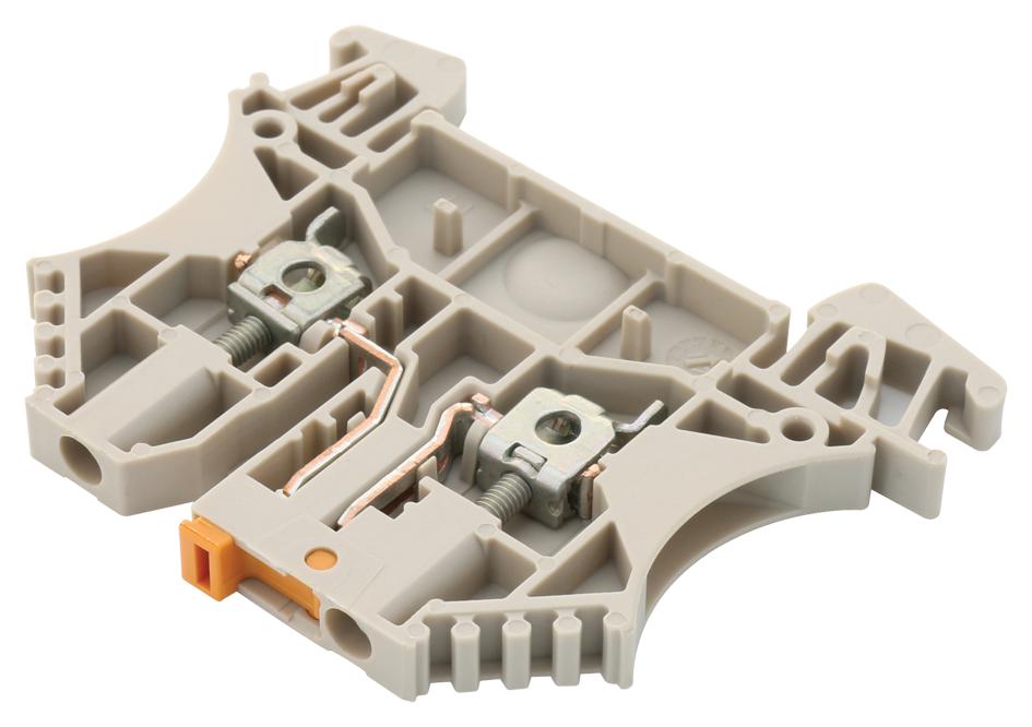 WTR2.5 - Weidmuller - DIN Rail Mount Terminal Block, 2 Ways, 30 AWG