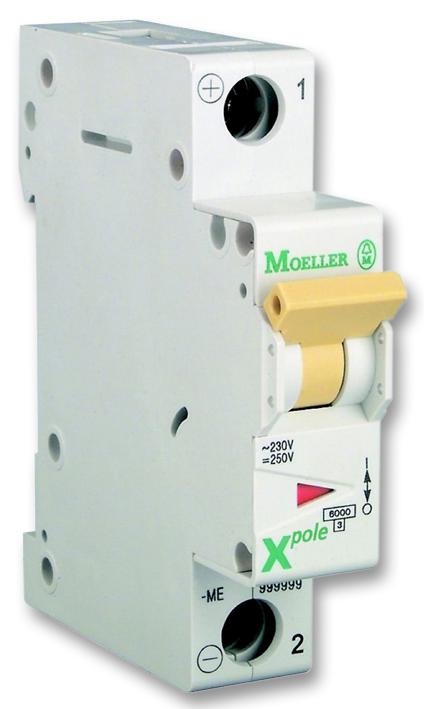 PLS6-C10 - Eaton Moeller - CIRCUIT BREAKER, 10A, 1POLE