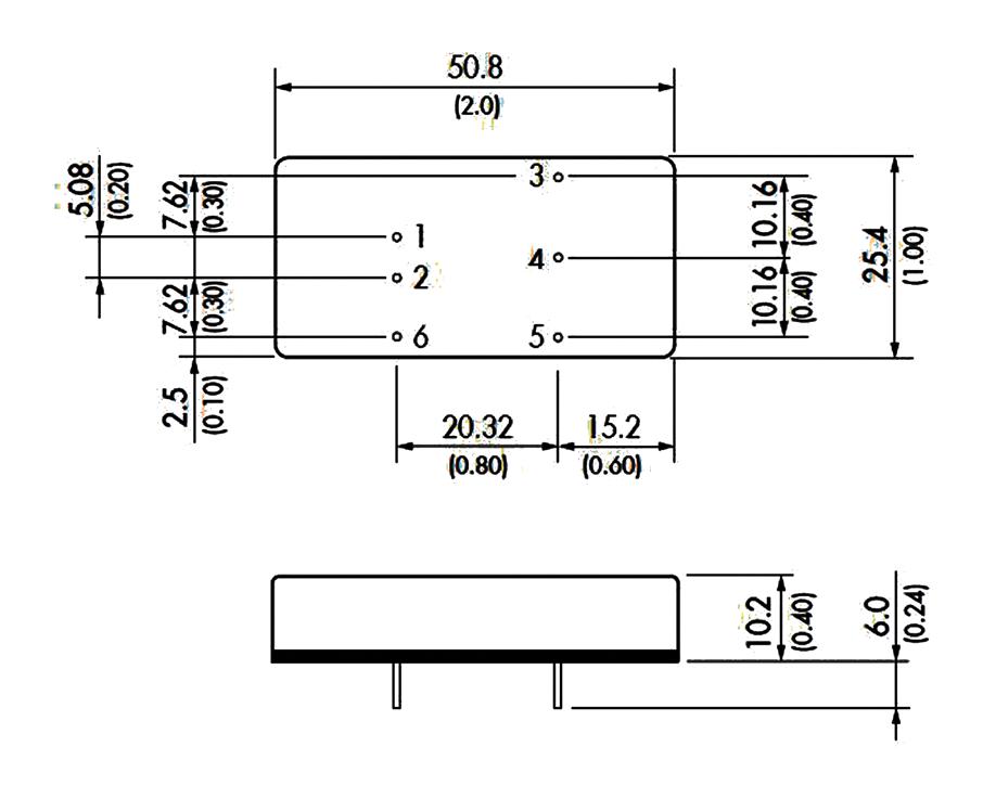 TEN 20-2413WIN - Traco Power - Isolated Through Hole DC/DC Converter, ITE, 4:1