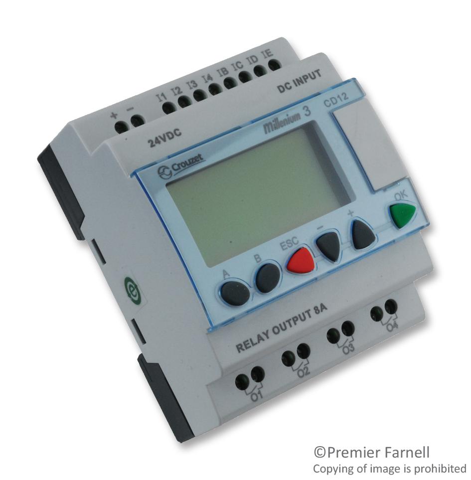 88 970 041 - Crouzet - PLC, Microcontroller 3 M3 Essential, CD12-24 VDC