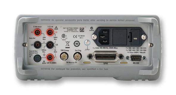 34401A - Keysight Technologies - Bench Digital Multimeter, 1000 Count, True RMS