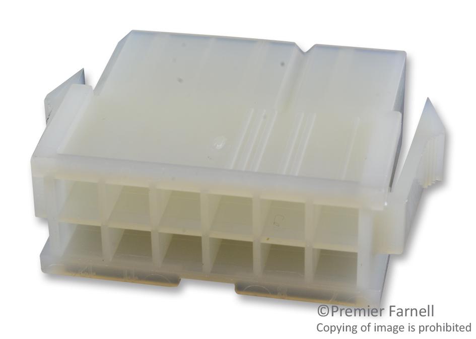 39-01-2121 - Molex - Connector Housing, Mounting Ears, UL 94V-2