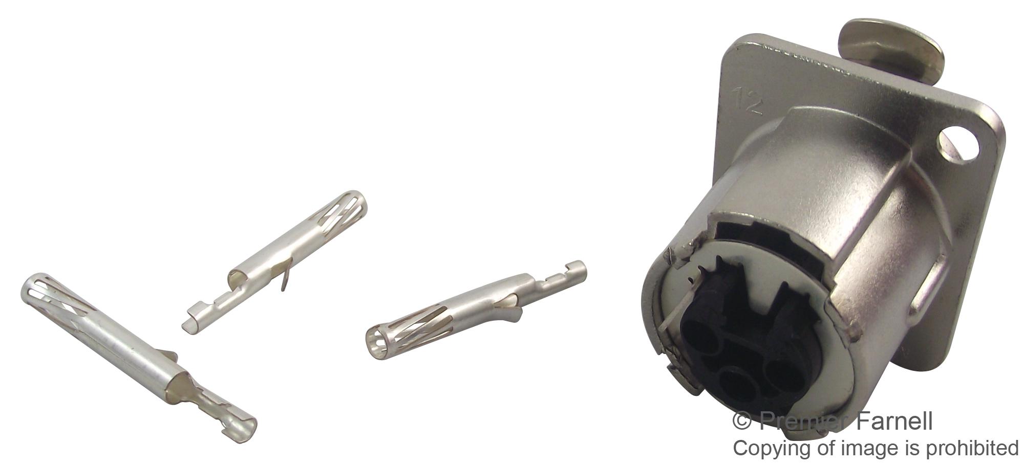 NC3FD-LX-HA - Neutrik - XLR Connector, 3 Contacts, Socket