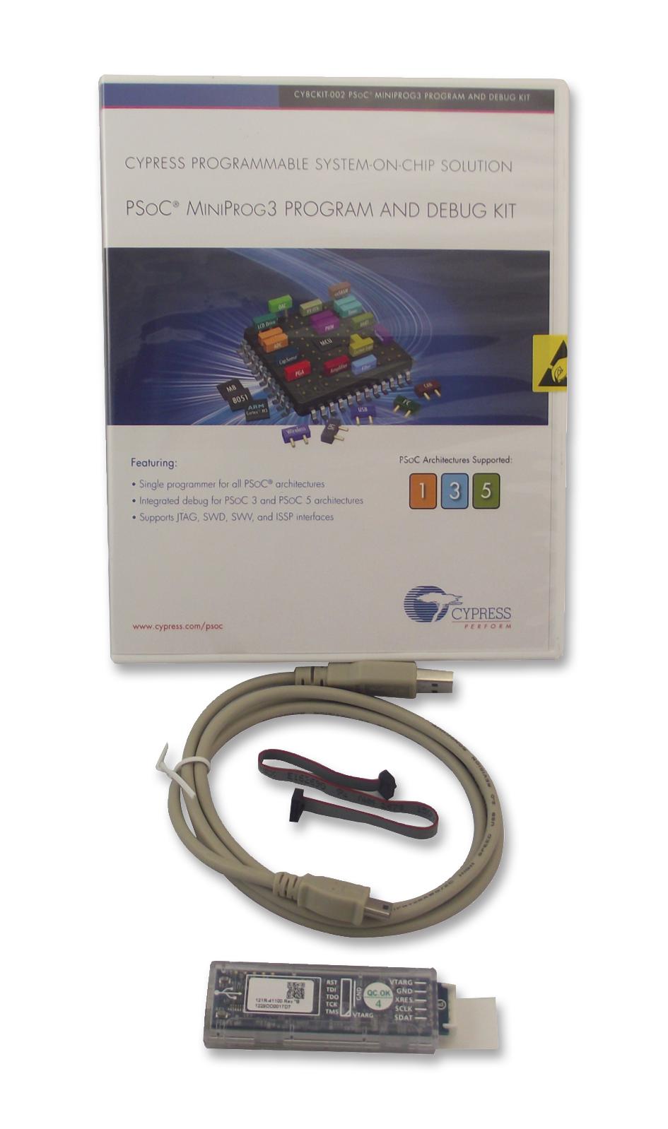 Cy8ckit 002 Infineon Program And Debug Kit Psoc® Miniprog3