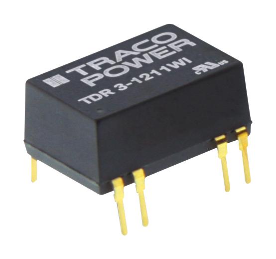 TDR 3-2411WI - Traco Power - Isolated Through Hole DC/DC Converter, ITE, 4:1