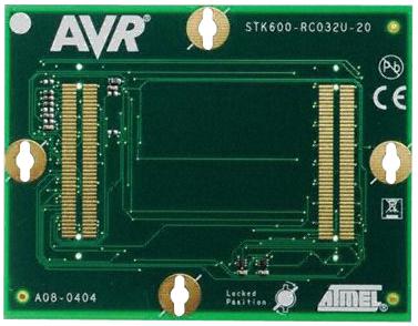 ATSTK600-RC20 - Microchip - Routing Card, 32-Pin megaAVR MCU's in TQFP Socket, Use with ...