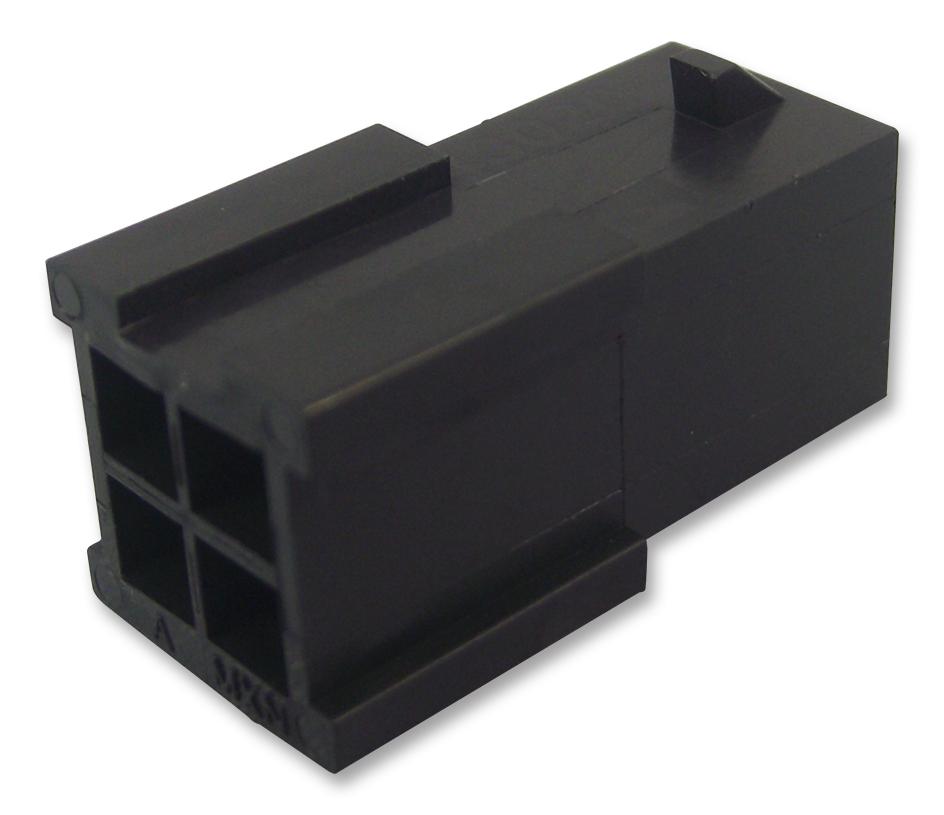 43020-0401 - Molex - Connector Housing, Nylon, Black
