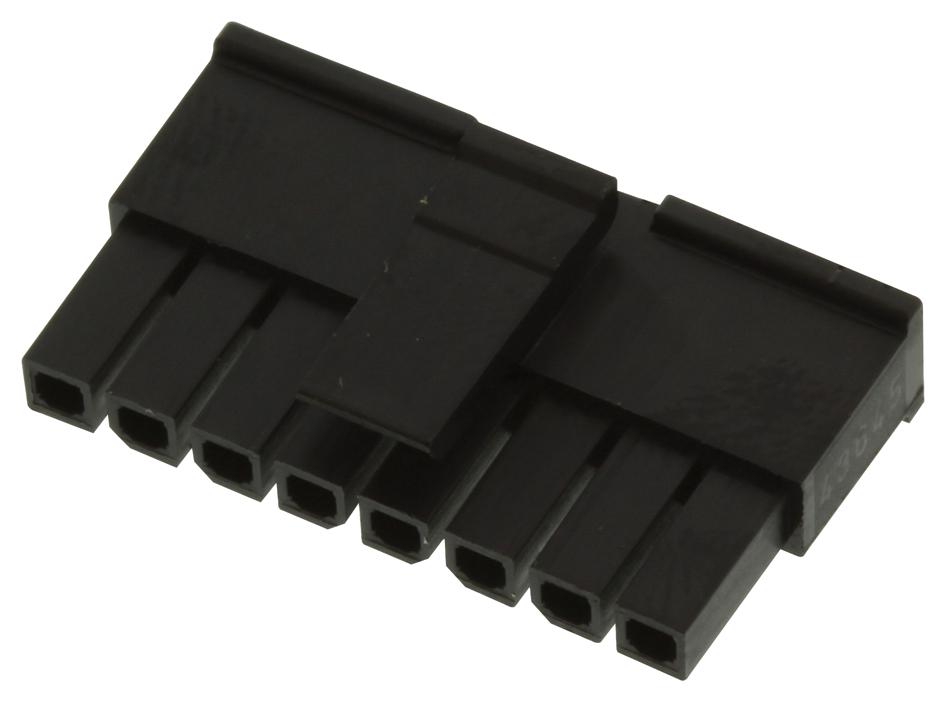43645-0800 - Molex - Connector Housing, Single Row, Micro-Fit 3.0 43645