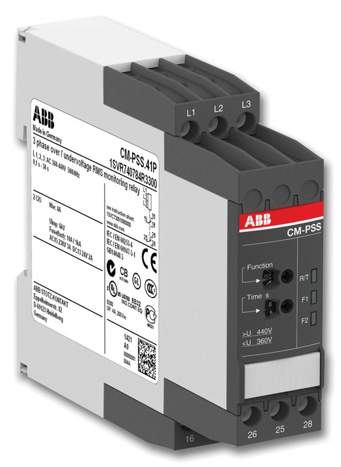 1SVR730824R9300 - Abb - Phase Monitoring Relay, CM-PFS.S, SPDT