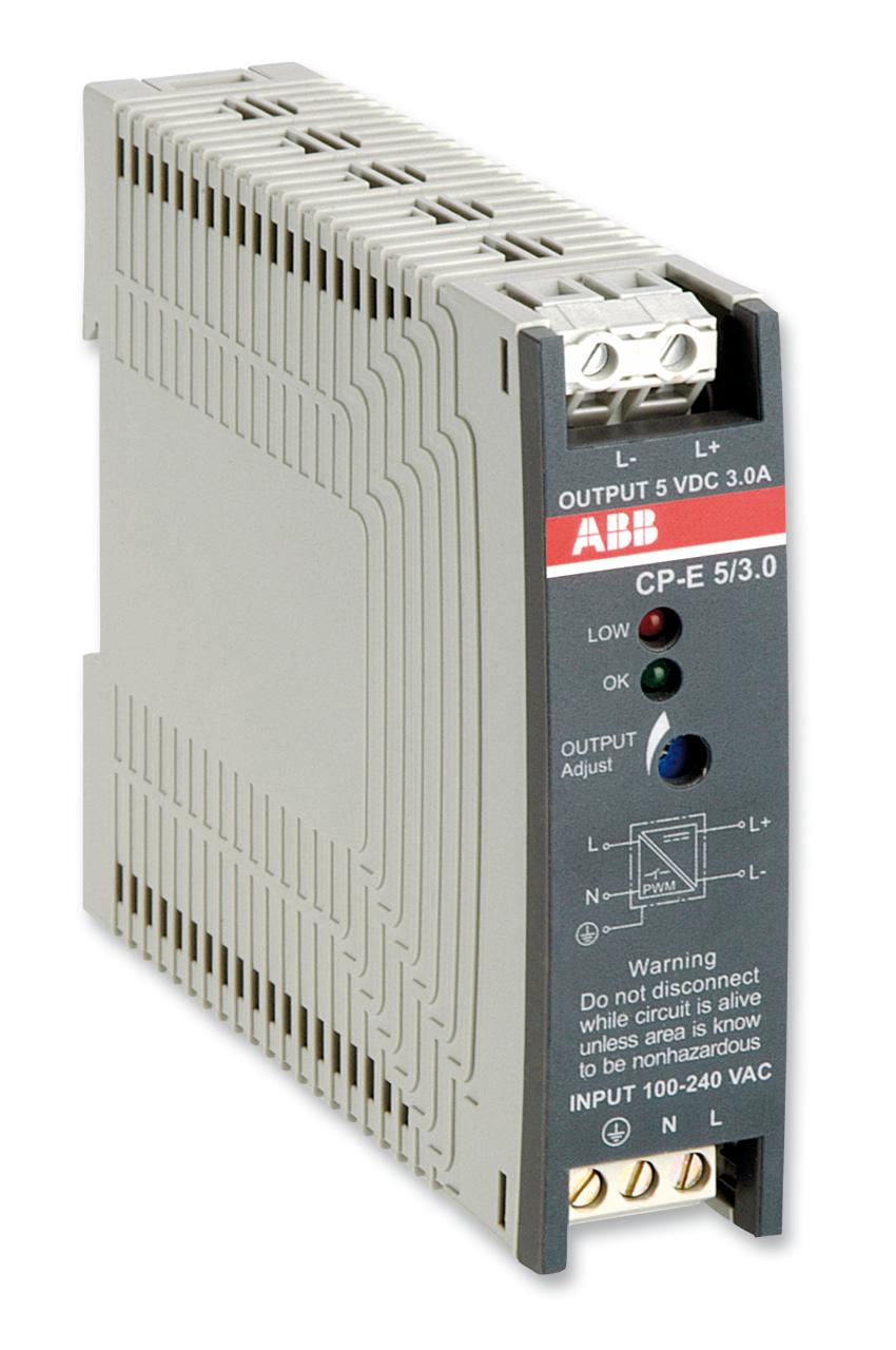 1SVR427033R3000 - Abb - AC/DC DIN Rail Power Supply (PSU), ITE, 1 Output