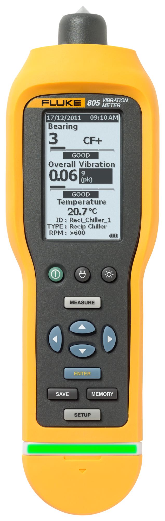 FLUKE 805 - Fluke - Vibration Meter, 100mV/g, 10Hz to 1kHz