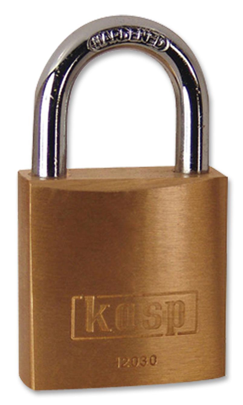 K12030 - Kasp Security - 30mm Premium Brass Padlock with Hardened Steel ...