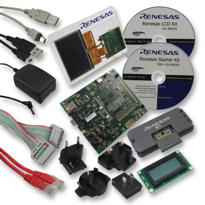 YLCDRSKRX62NS - Renesas - Development Kit, R5F562N8BDBG MCU, TFT-LCD ...