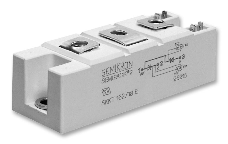 SKKT162/16E - Semikron - Thyristor Module, Series Connected, 156 A