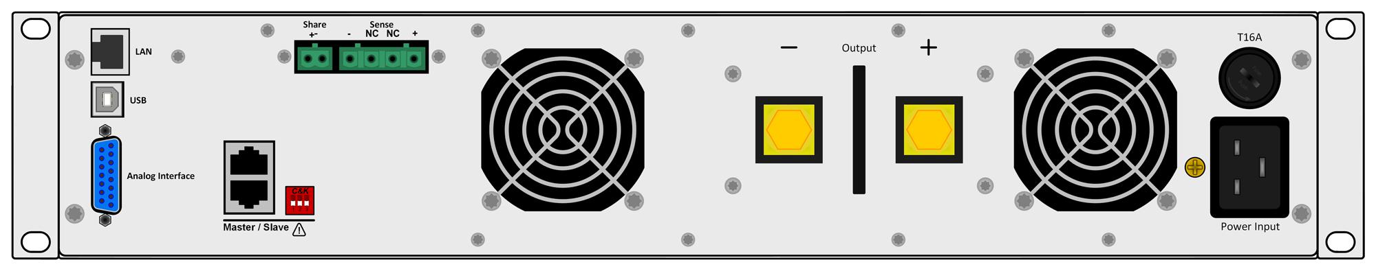 EA-PS 9080-120 2U - Ea Elektro-automatik - Modular Power Supply, 2U, 1 Outputs