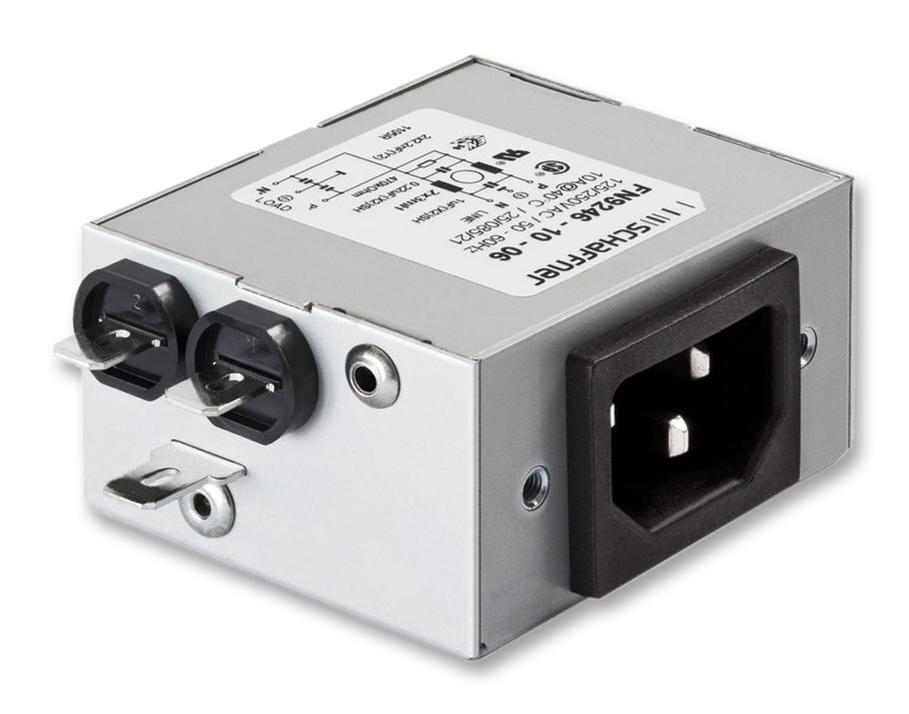FN9246-20-06 - Schaffner - Te Connectivity - Filtered IEC Power Entry ...