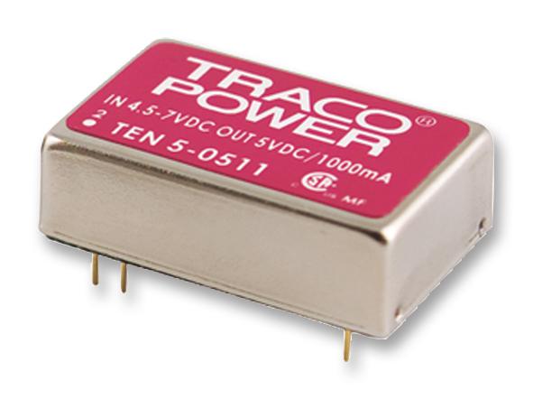 TEN 5-2413 - Traco Power - Isolated Through Hole DC/DC Converter, ITE, 2:1