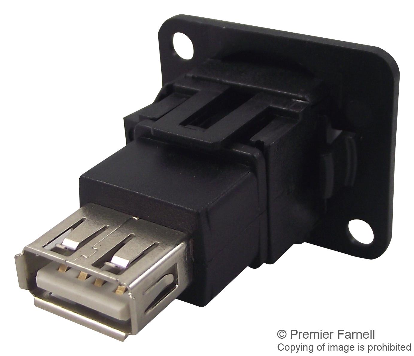 CP30207N - Cliff Electronic Components - USB Adapter, Countersunk Hole ...