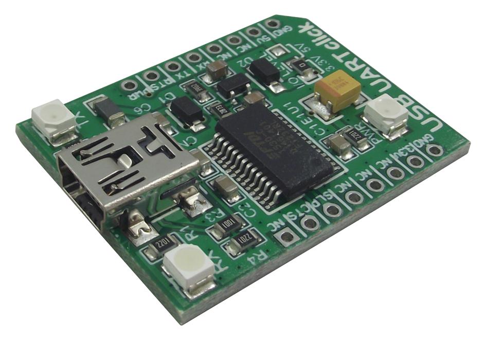 MIKROE-1203 - Mikroelektronika - Click Board, USB UART click, USB