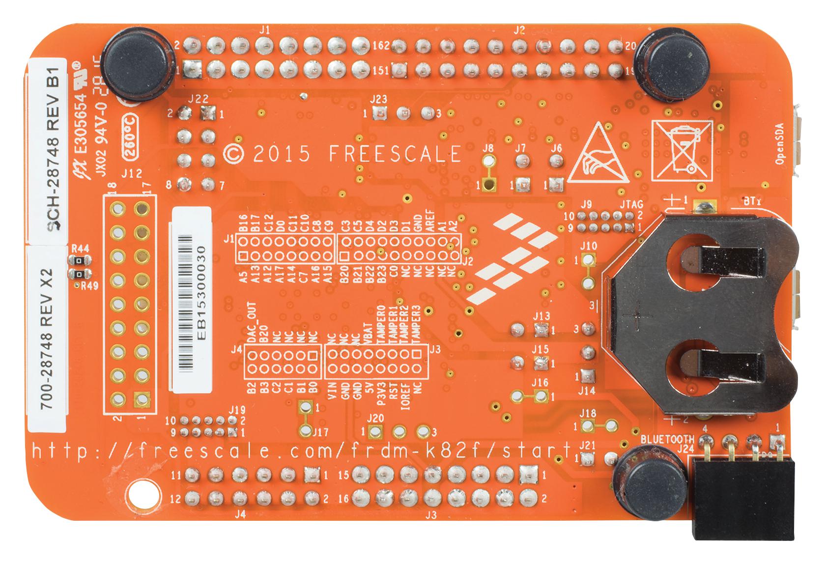 FRDM-K82F - NXP - Development Board, Kinetis K82/K81/K80 MCUs, Arduino R3 Pin Layout