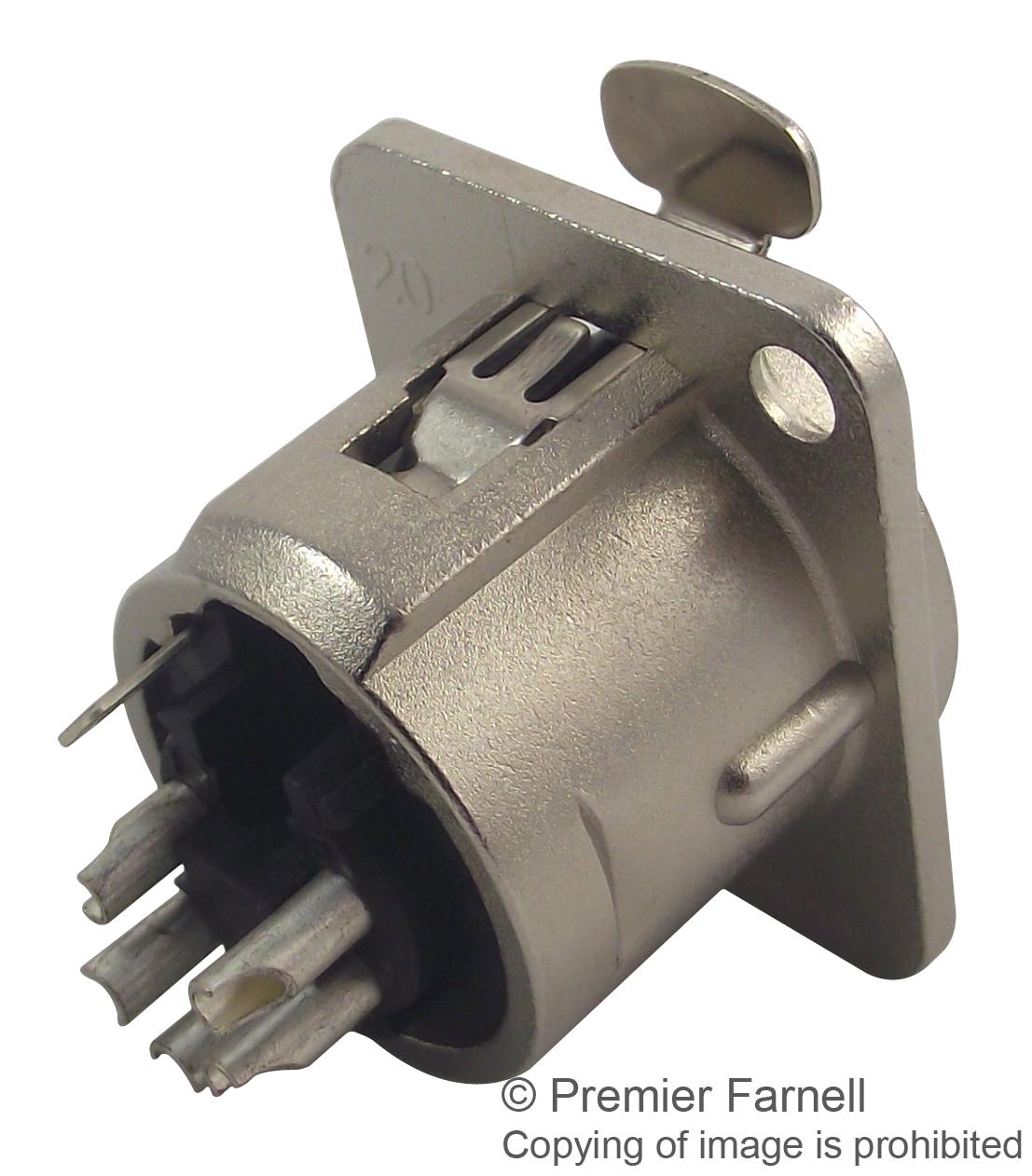 NC5FD-L-1 - Neutrik - XLR Connector, 5 Contacts, Socket