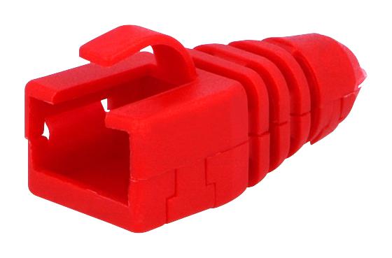 RJ45SRB-RET-R - Mh Connectors - Connector Accessory, Red, Strain Relief ...