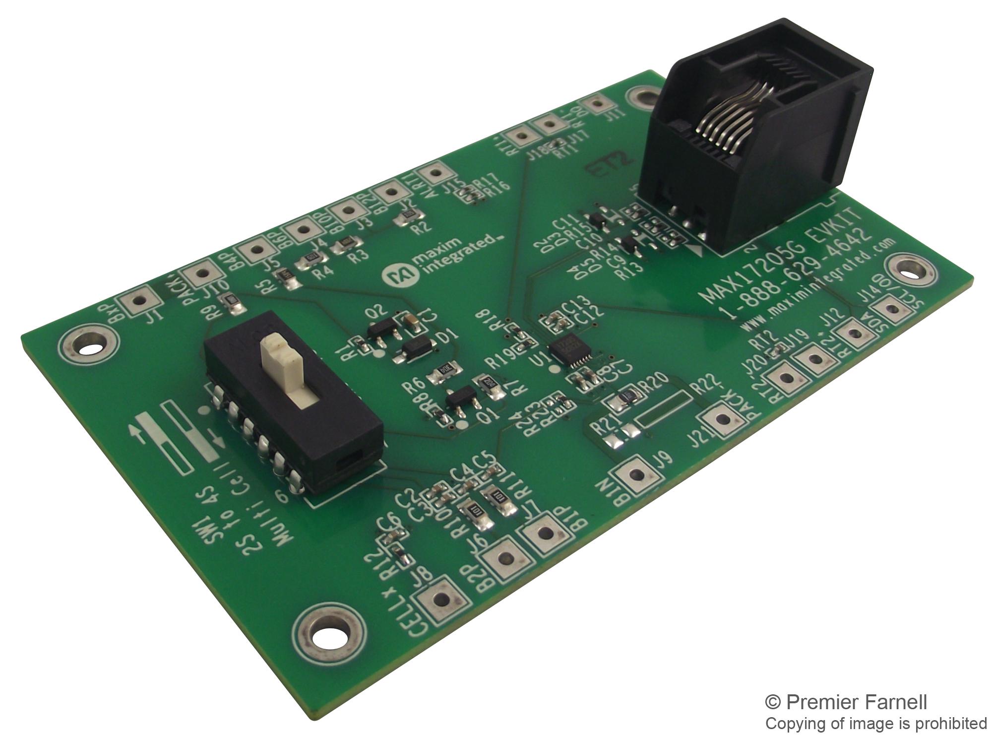MAX17205GEVKIT# - Analog Devices - Evaluation Board, MAX17205 Stand Alone ModelGauge m5 Fuel ...