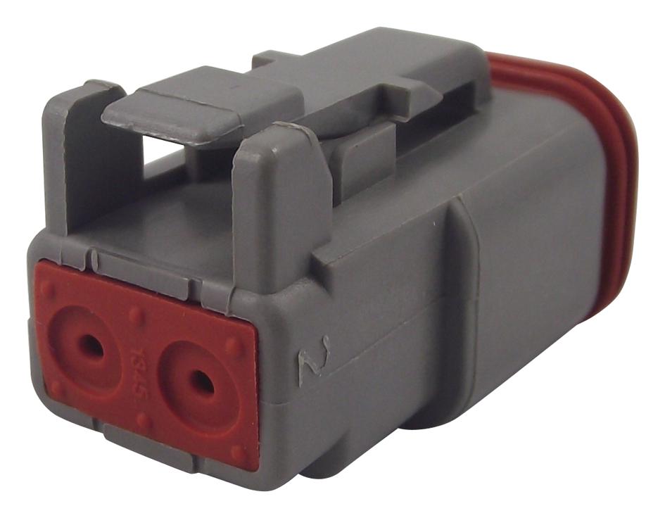 DT06-2S - Deutsch - Te Connectivity - Automotive Connector Housing, IP68, DT Series