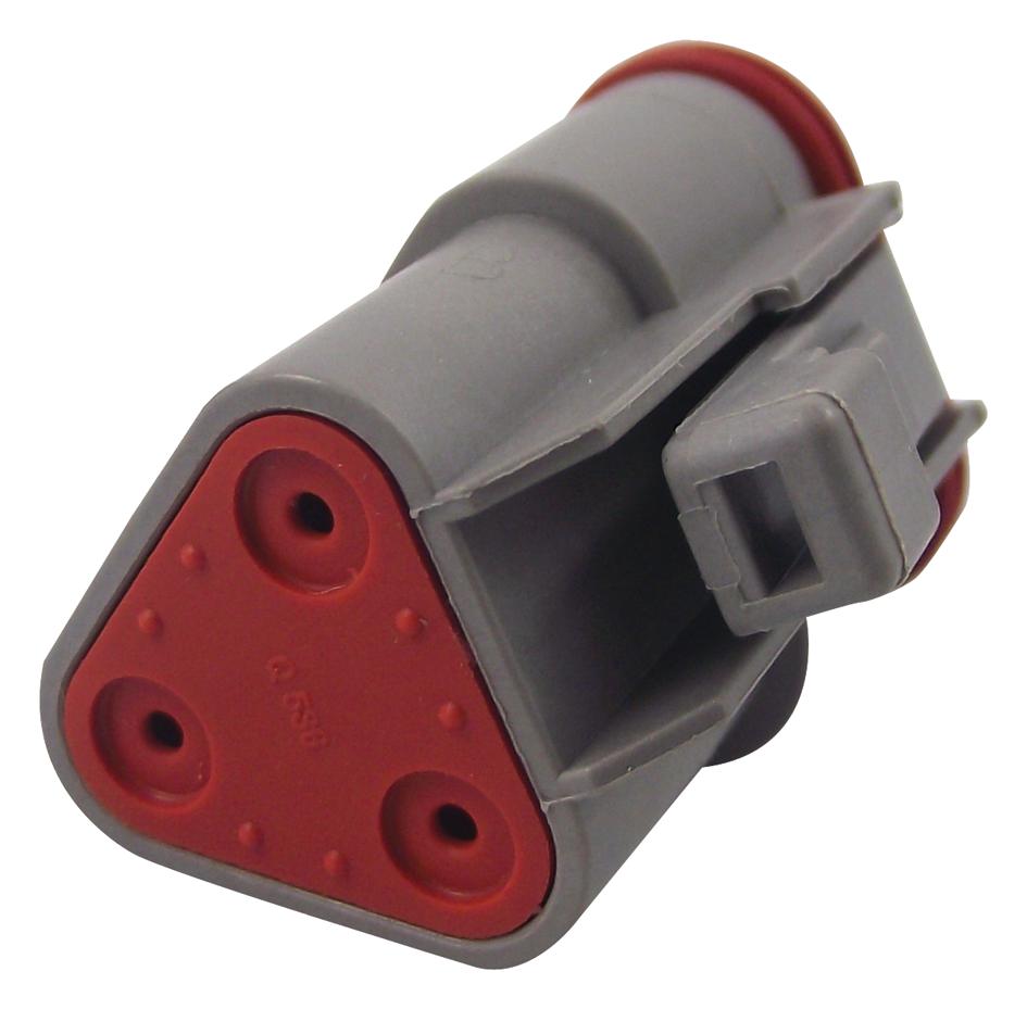 DT06-3S - Deutsch - Te Connectivity - Automotive Connector Housing, IP68, DT