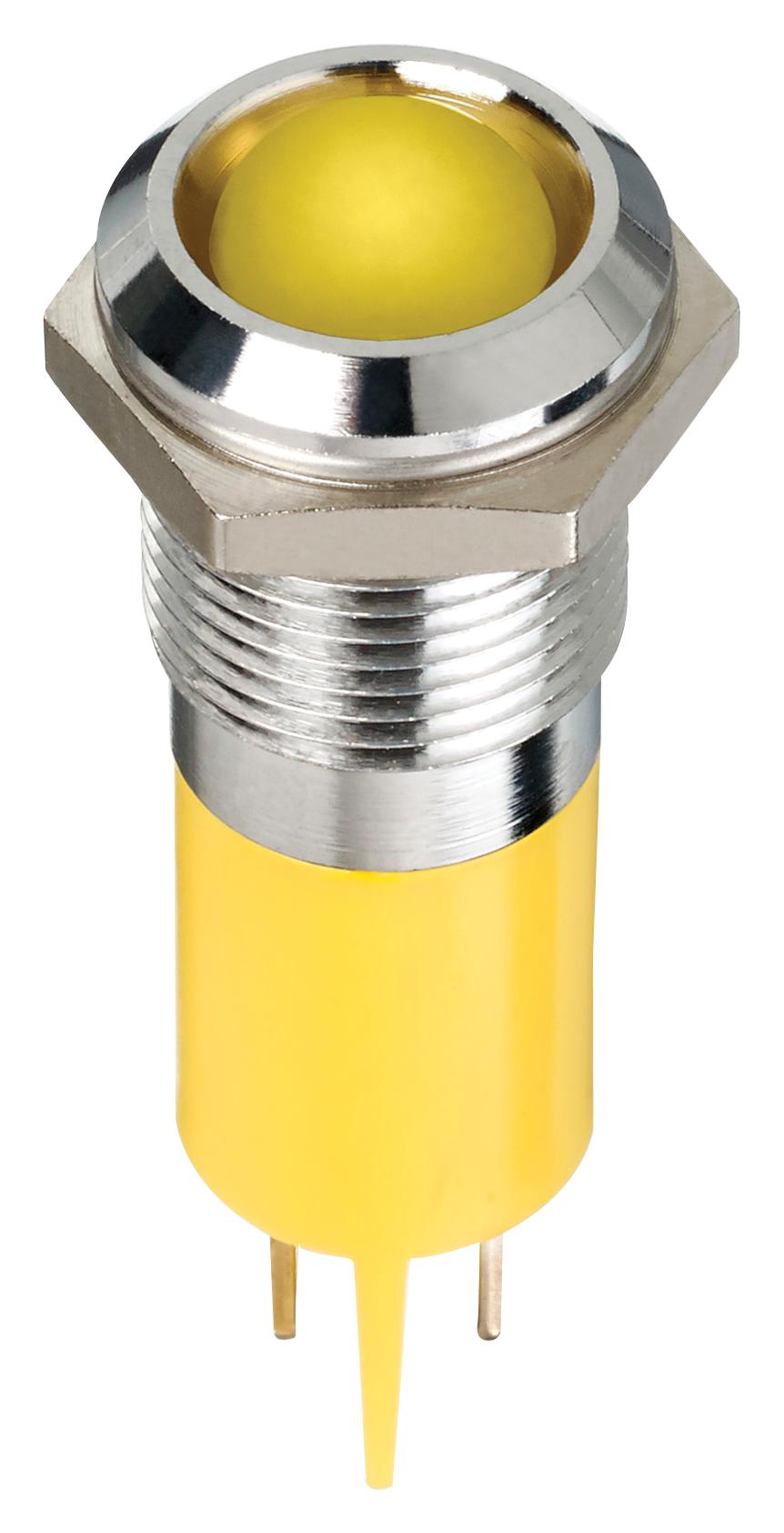 Q14P1CXXHY220E - Apem - LED Panel Mount Indicator, Yellow, 220 VAC