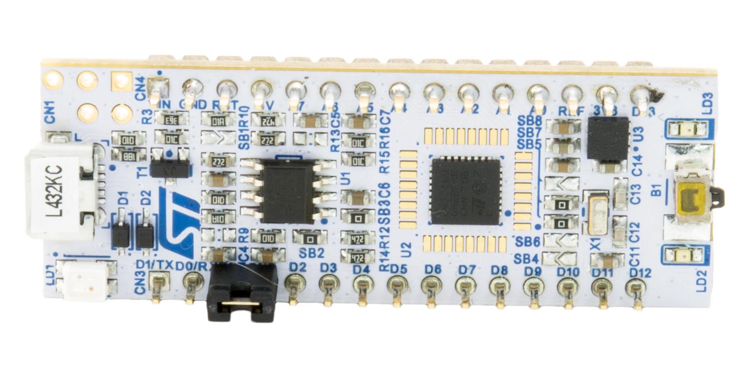 Nucleo L432kc Stmicroelectronics Development Board Stm32l432kc Mcu St Linkv2 1 Debugger