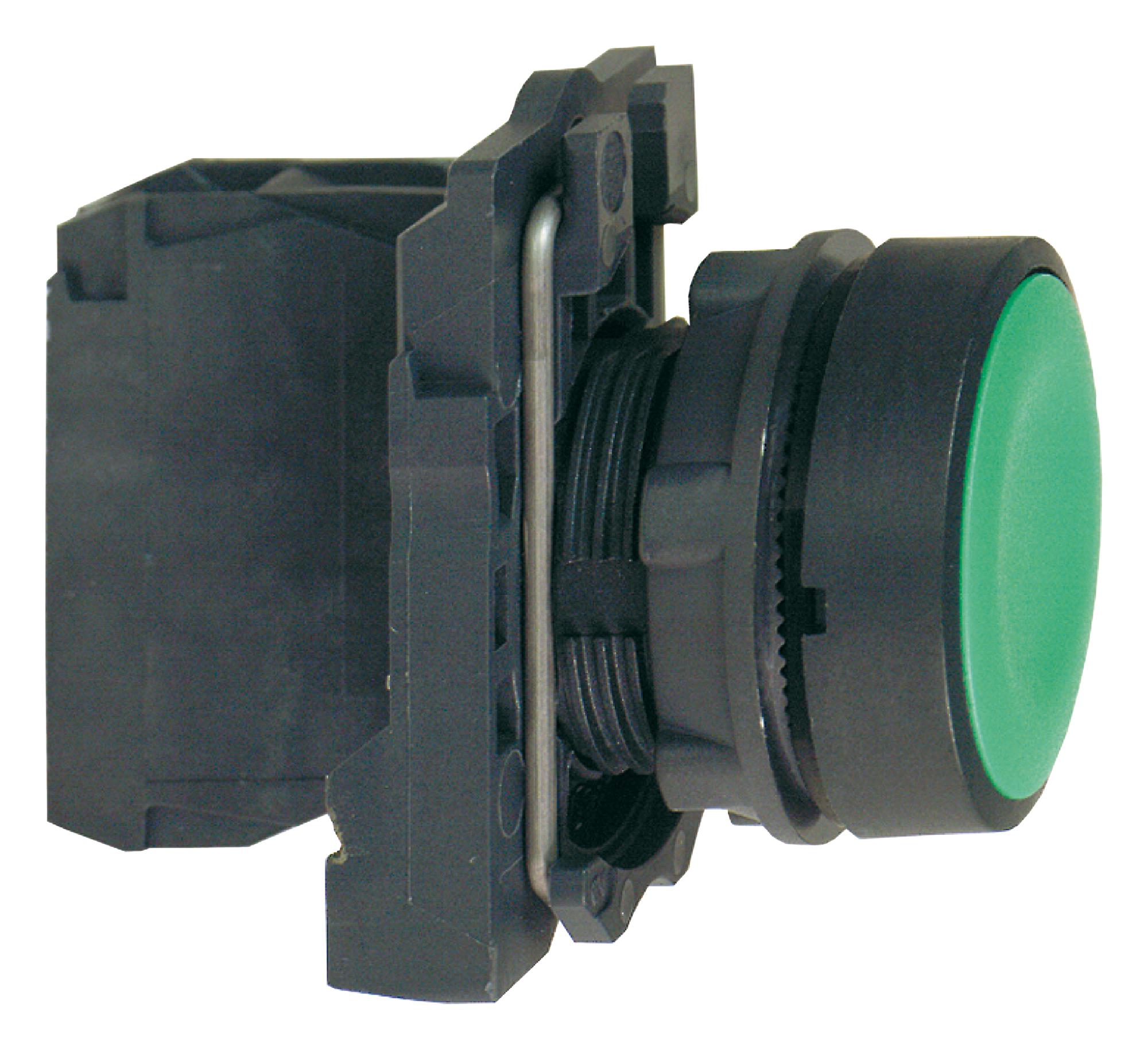 XB5AA31 - Schneider Electric - Industrial Pushbutton Switch, Harmony, 22 mm