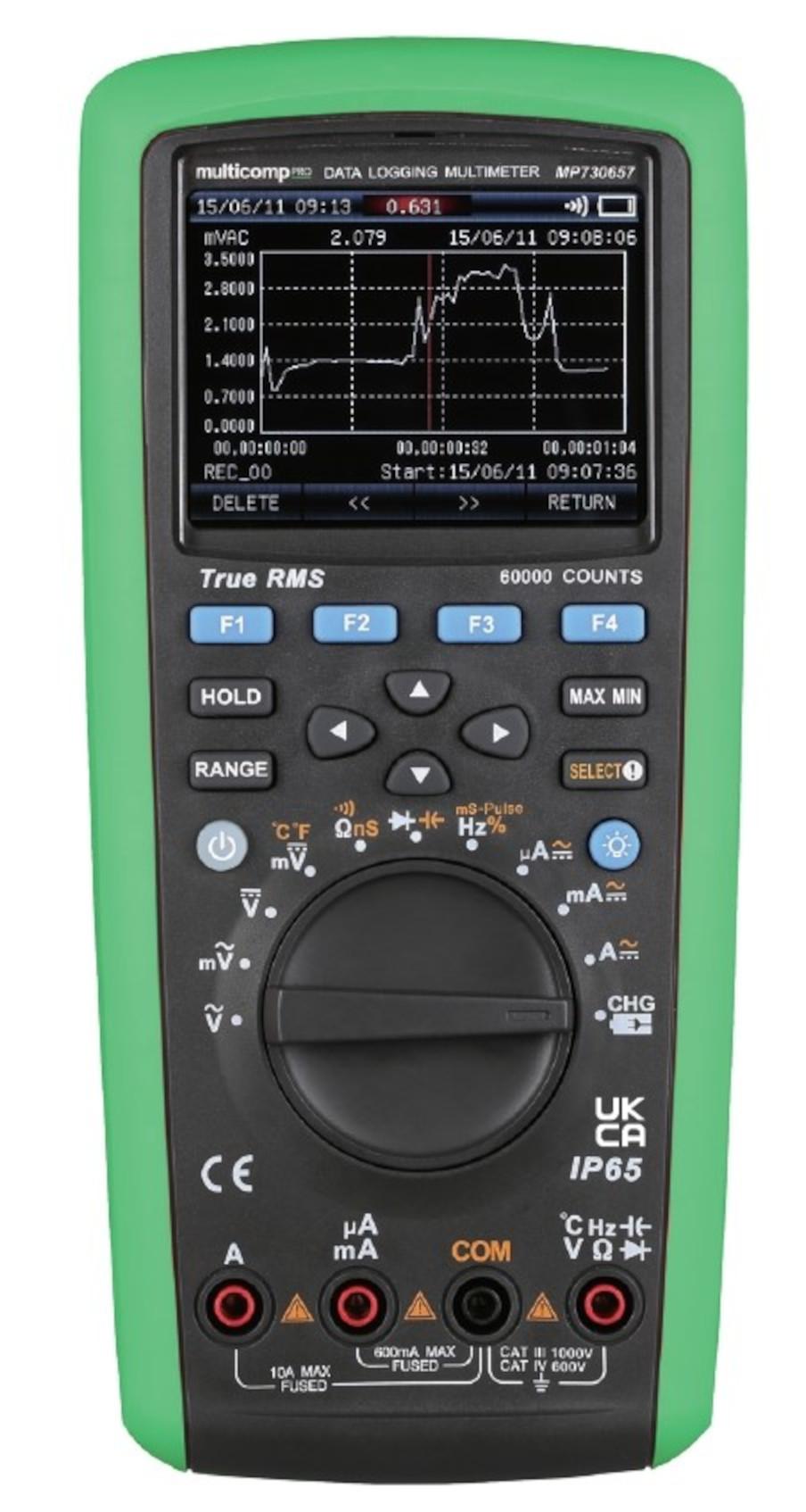 72-3540 - Tenma - Handheld Datalogging Digital Multimeter, 60000 Count ...