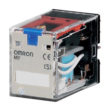 MY4IN DC24 - Omron Industrial Automation - Power Relay, 4PDT, 24 VDC