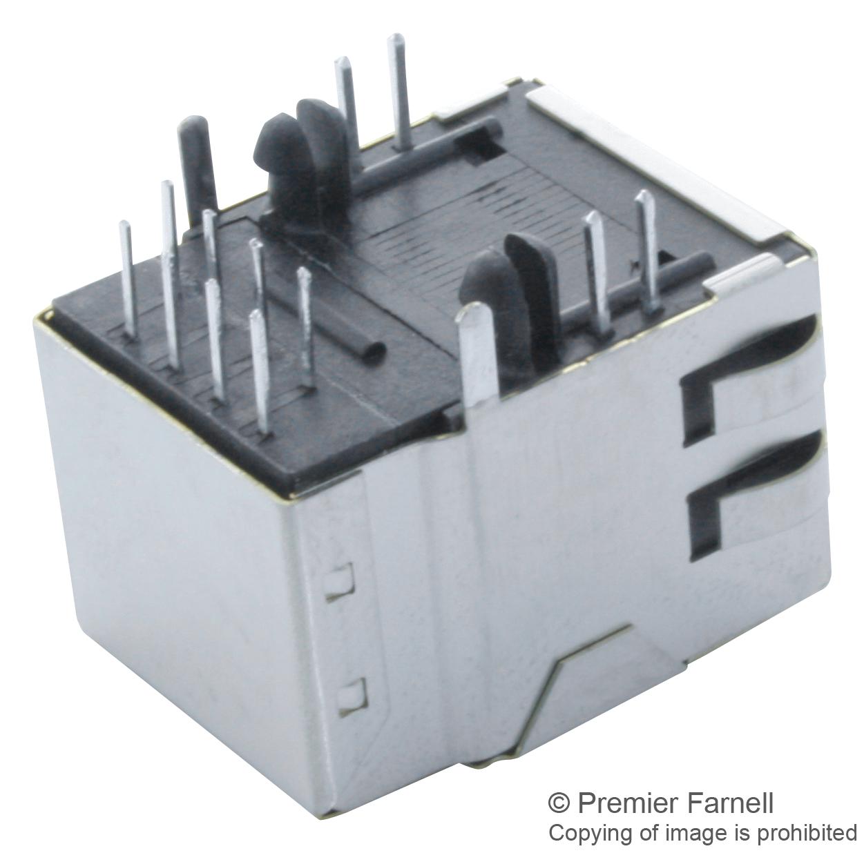 5-6605758-1 - Bel Magnetic Solutions - Modular Connector, RJ45 Jack, 1 ...