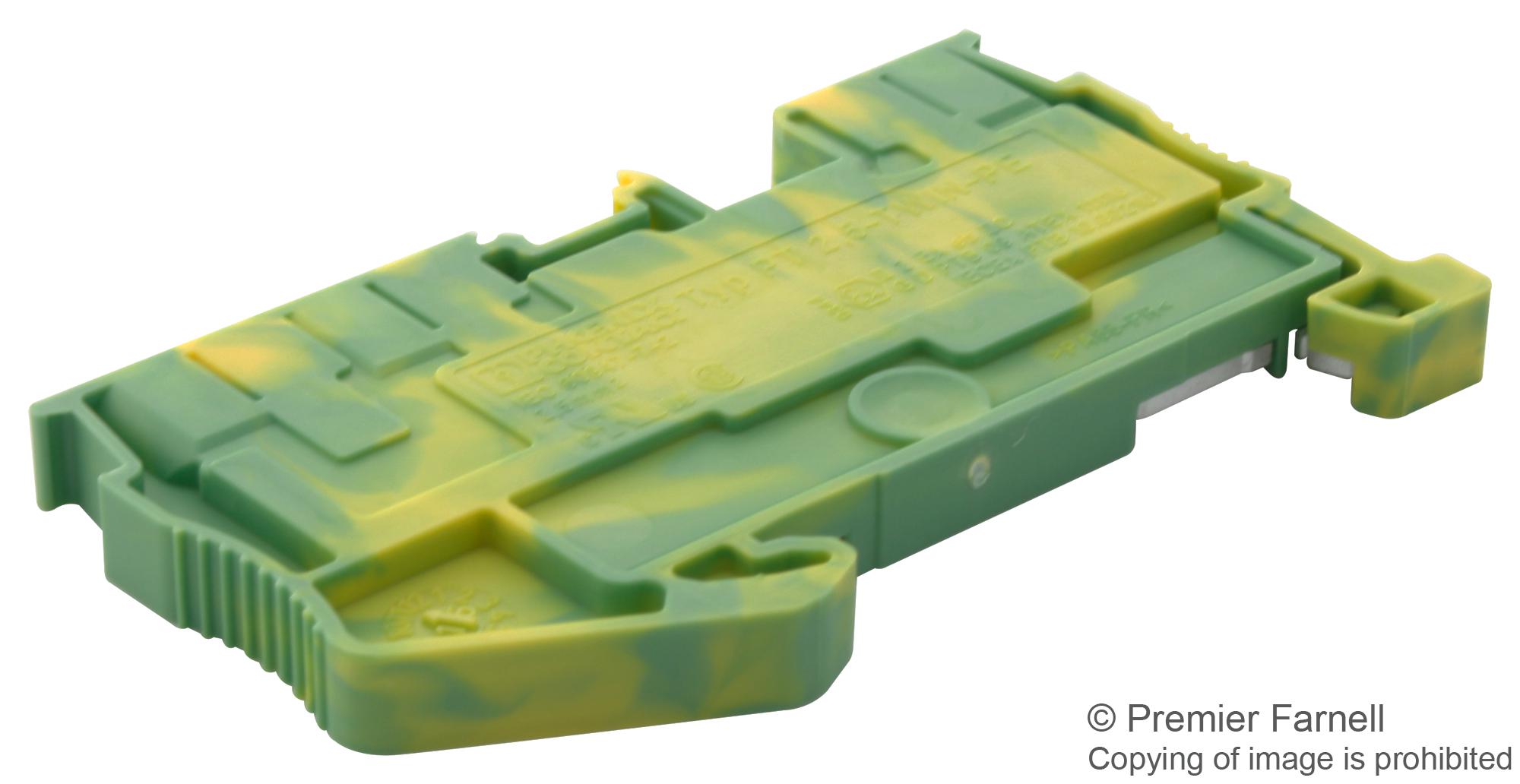 3209565 - Phoenix Contact - DIN Rail Mount Terminal Block, 3 Ways, 26 AWG