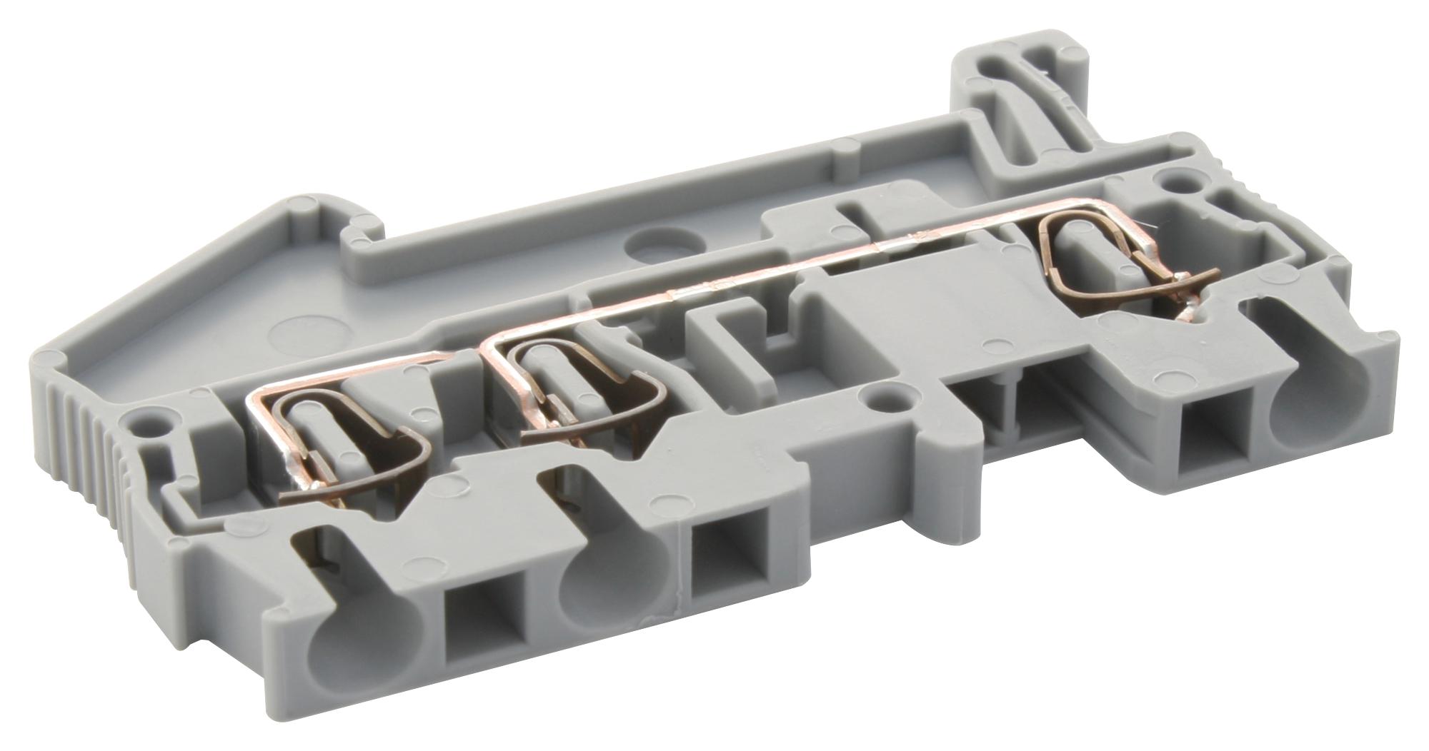 3031241 - Phoenix Contact - DIN Rail Mount Terminal Block, 3 Ways, 28 AWG