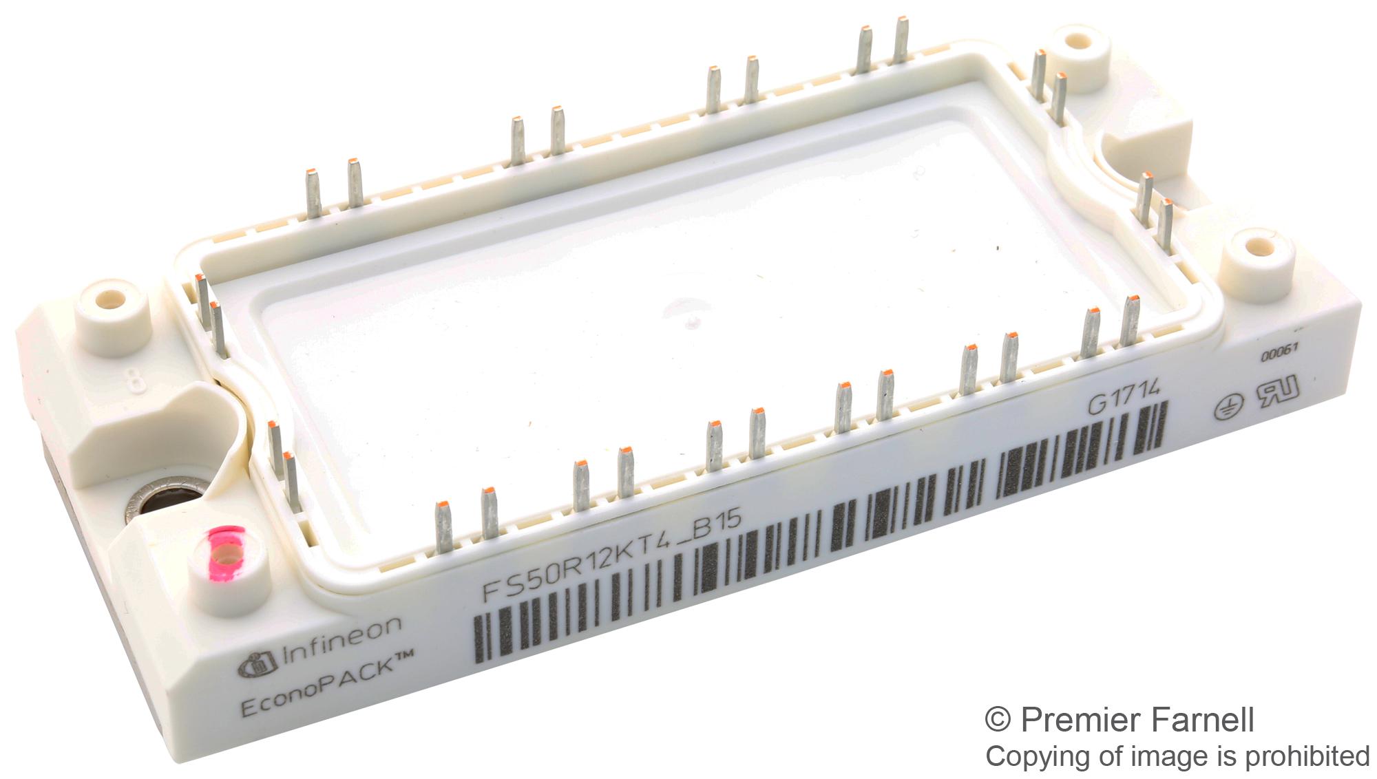 FS50R12KT4B15BOSA1 - Infineon - IGBT Module, Sixpack, Six Pack [Full Bridge]