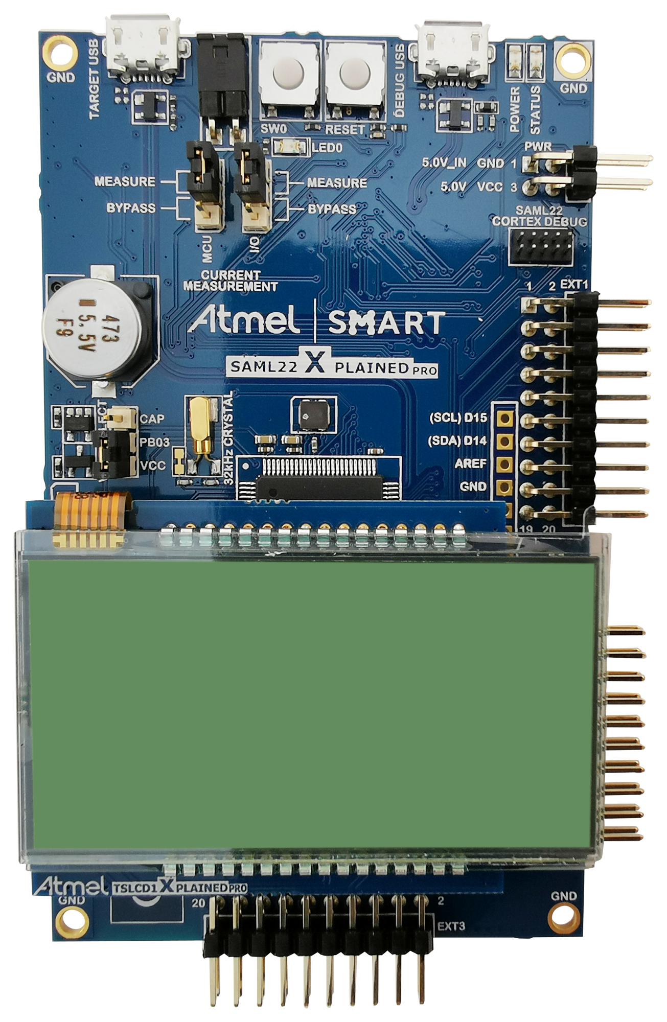 ATSAML22-XPRO-B - Microchip - Evaluation Board, ATSAML22N18A MCU, Embedded Debugger