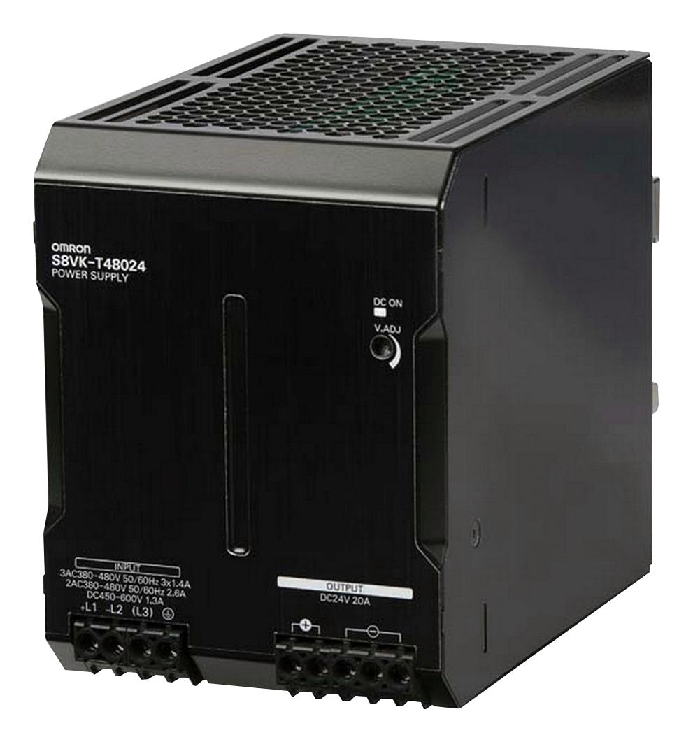 S8VK-T48024 - Omron - AC/DC DIN Rail Power Supply (PSU), ITE, 1 Output