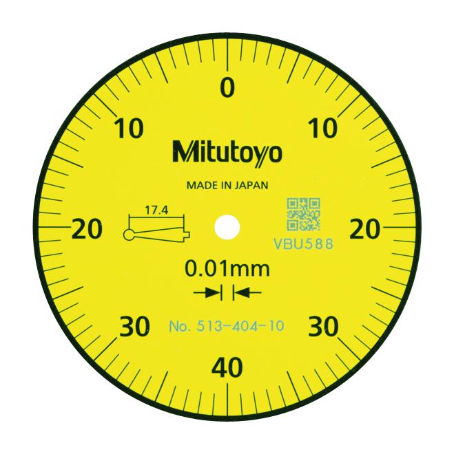 513-404-10E - Mitutoyo - Dial Indicator, Analog, Metric
