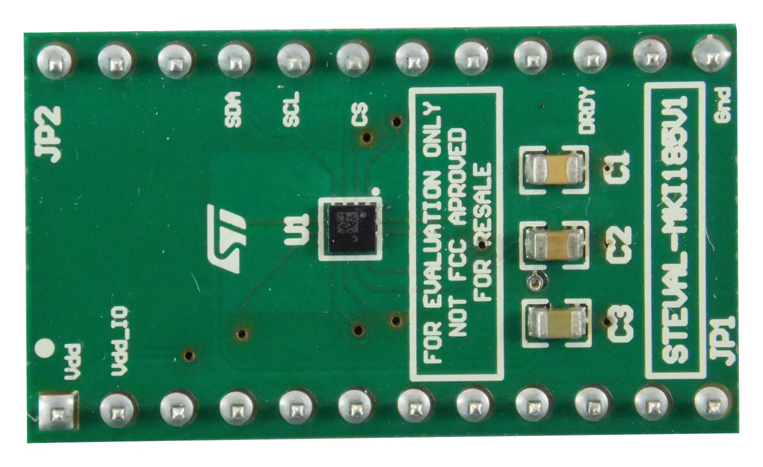 STEVAL-MKI185V1 - Stmicroelectronics - Evaluation Board, IIS2MDC MEMS 3-Axis Magnetometer ...