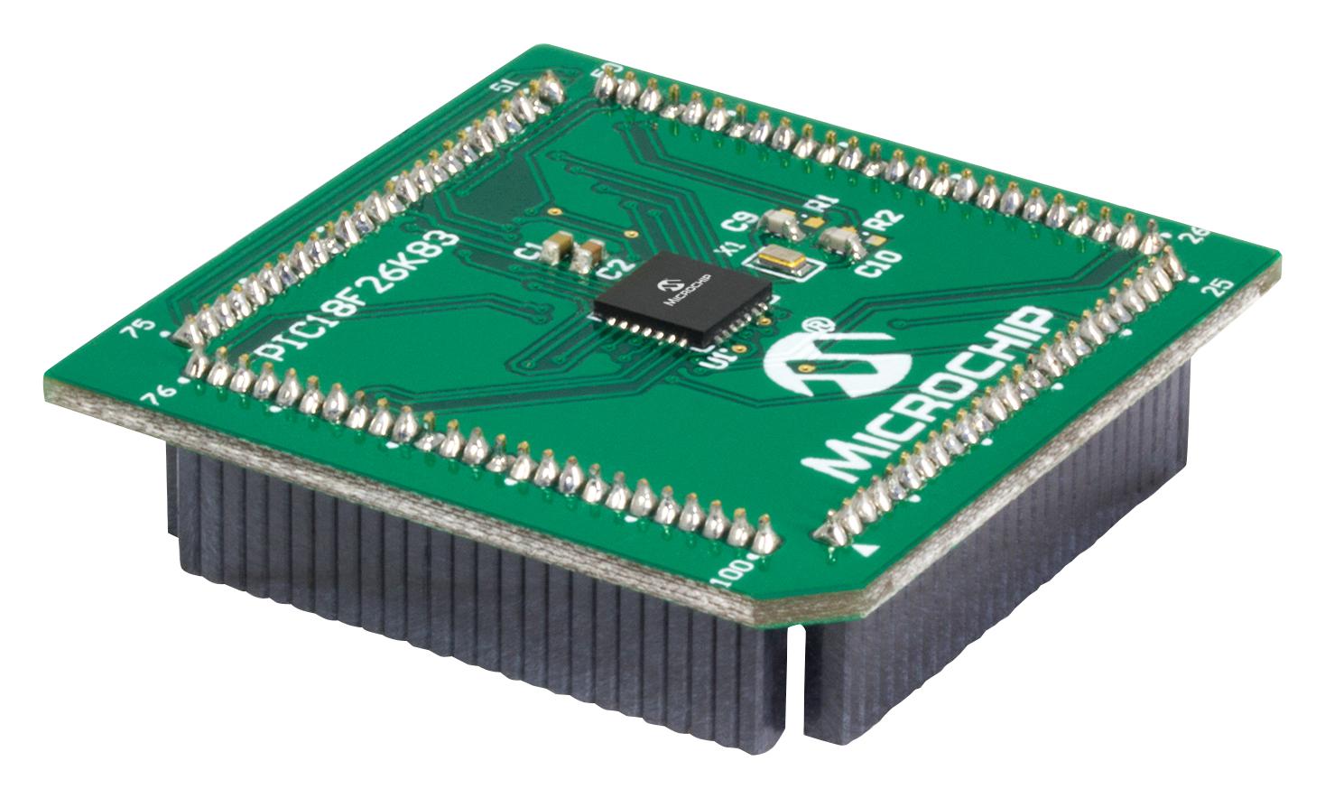 MA180037 - Microchip - Daughter Board, PIC18F26K83 MCUs, Plug-In Module