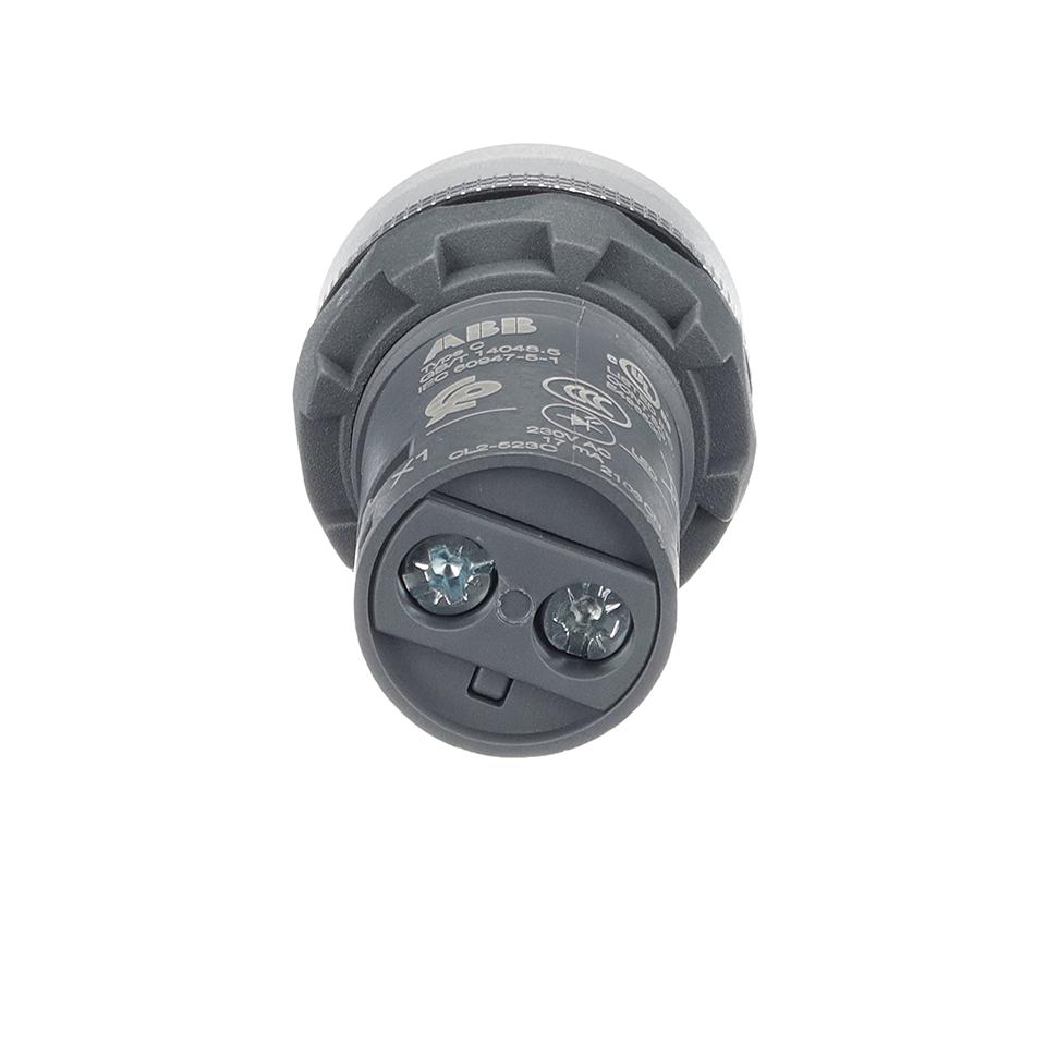 1SFA619403R5238 - Abb - LED Panel Mount Indicator, Transparent, 230 VAC