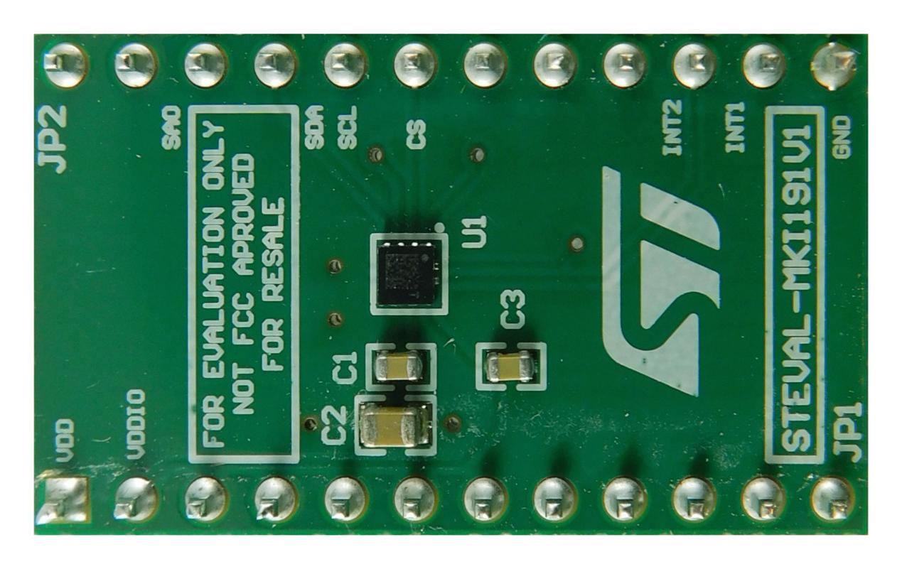 STEVAL-MKI191V1 - Stmicroelectronics - Evaluation Board, IIS2DPLC MEMS Accelerometer, 3-Axis