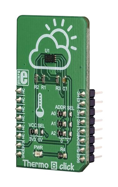 MIKROE-3290 - Mikroelektronika - Add-On Board, Thermo 8 Click Board ...
