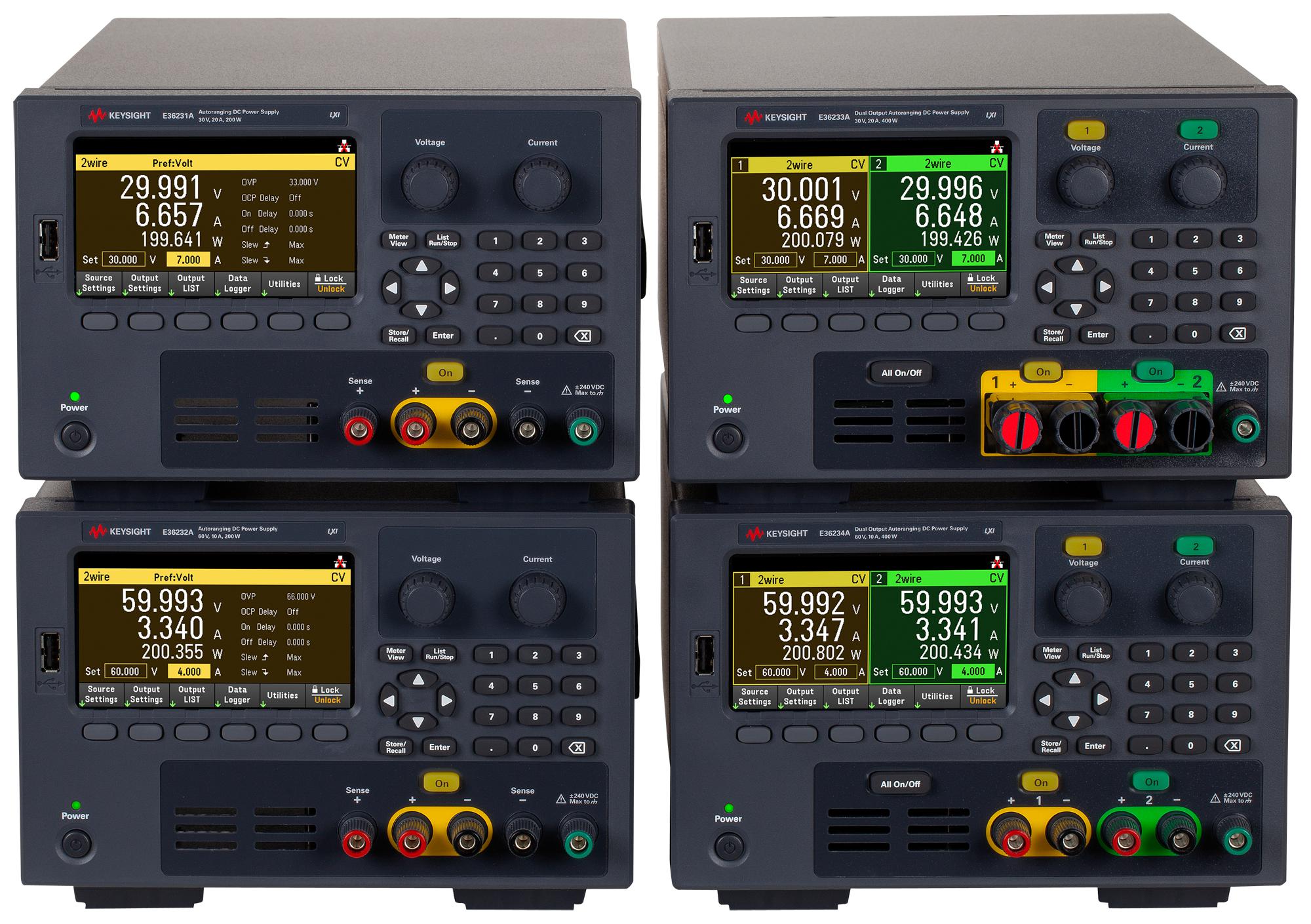 E36233A - Keysight Technologies - Bench Power Supply, Programmable, 2 ...