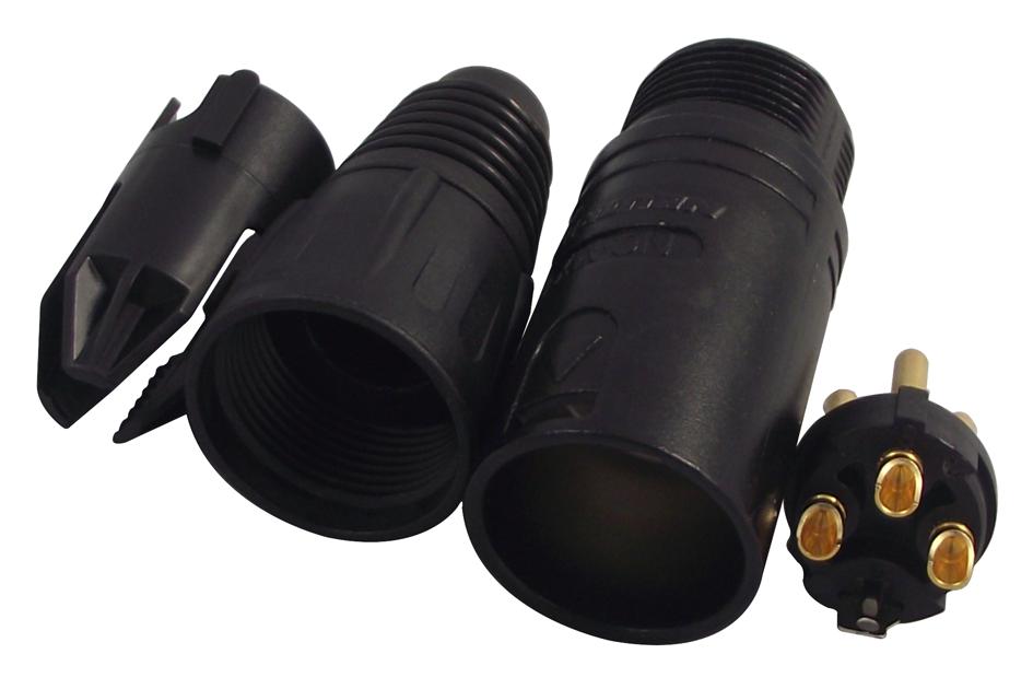 NC3MX-B - Neutrik - XLR Connector, 3 Contacts, Plug